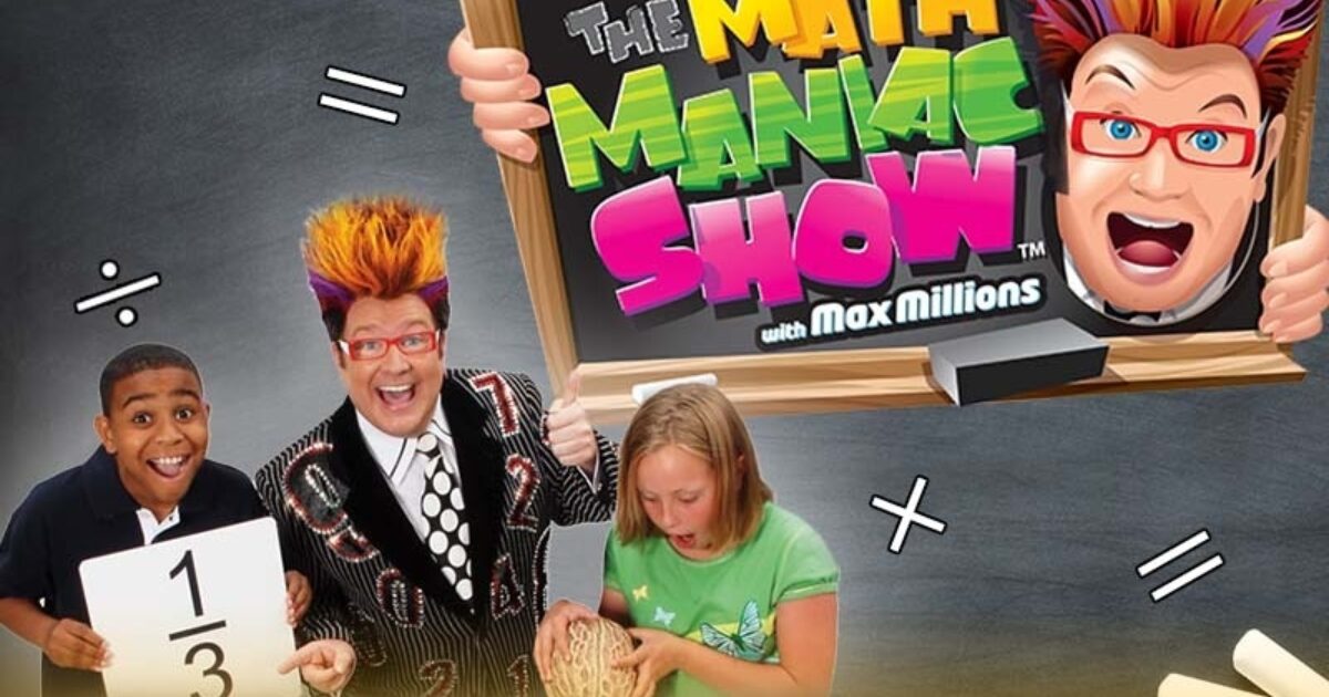 Official Website | Stadium Theatre | Math Maniac Show - School Time…